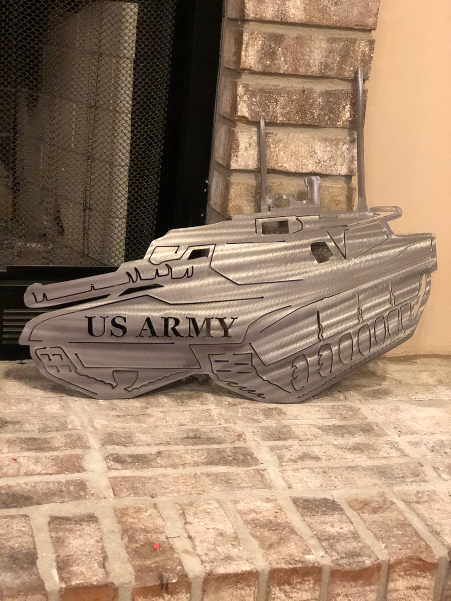 M1 Abrams Tank - Metal Wall Art – Mind Bending Metal Art