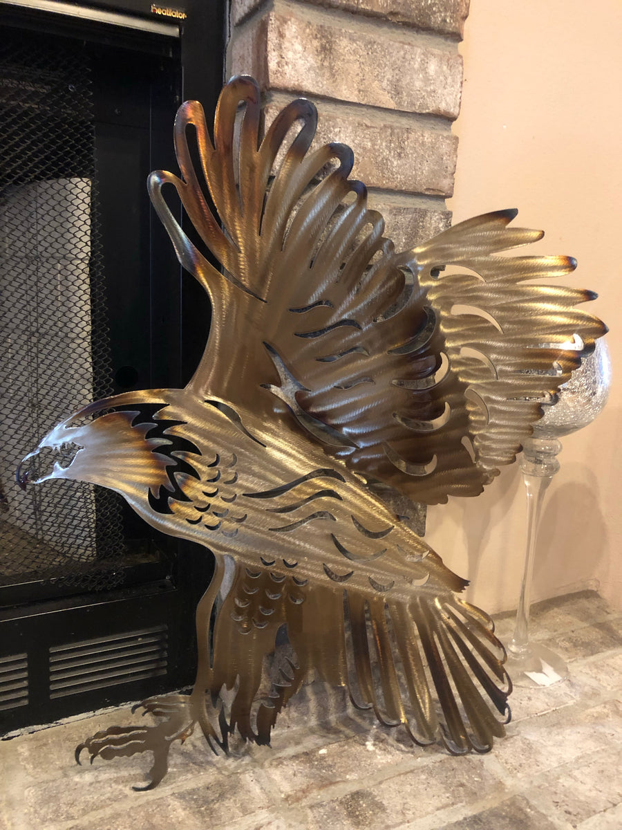 Hawk Wall Art - Metal Wall Decor – Mind Bending Metal Art