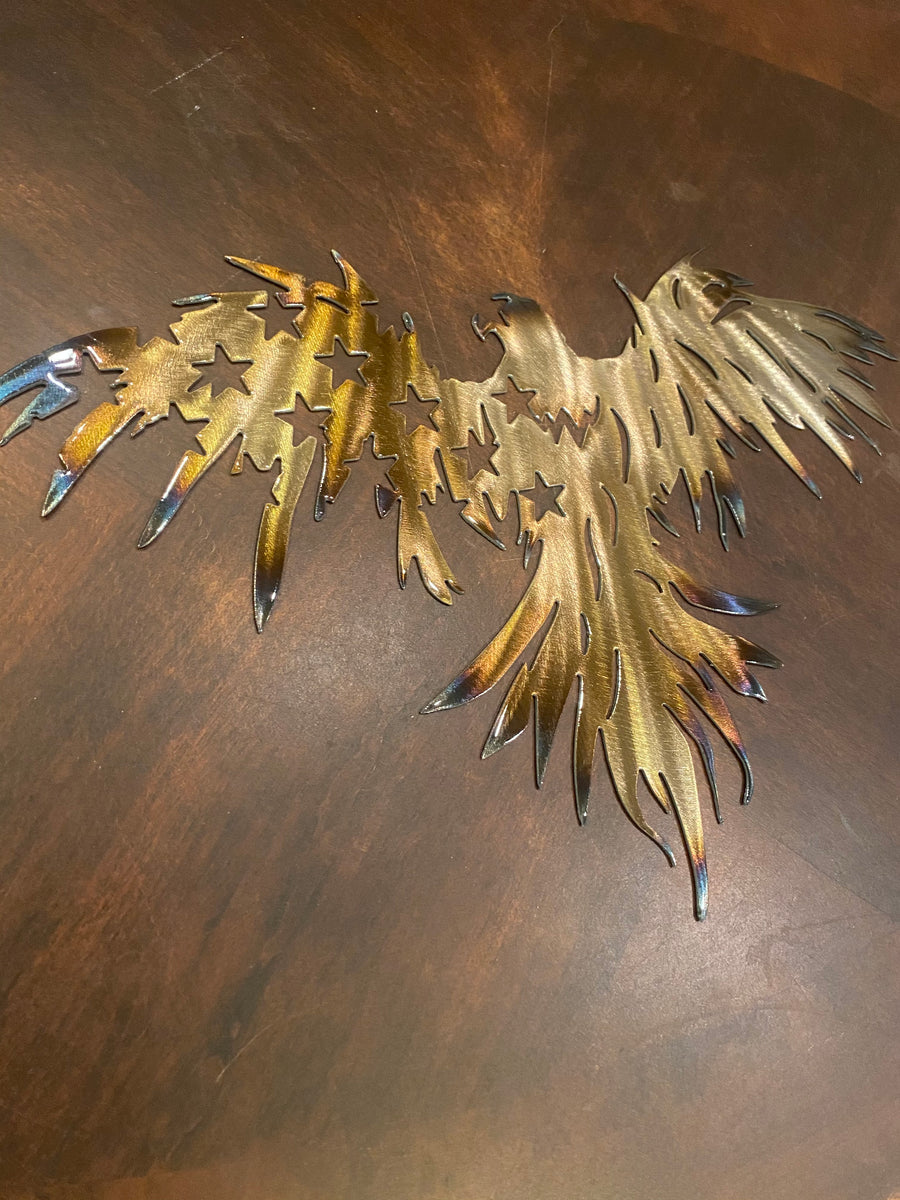 Rising Eagle - Metal Wall Art – Mind Bending Metal Art