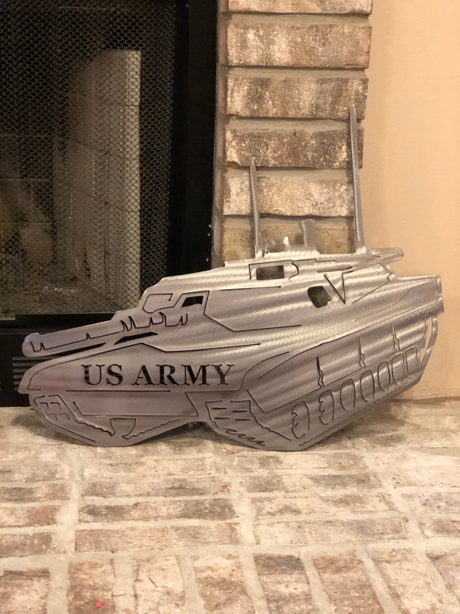 M1 Abrams Tank - Metal Wall Art – Mind Bending Metal Art