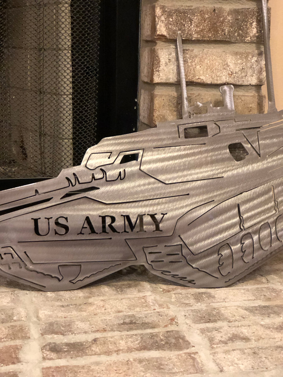 M1 Abrams Tank - Metal Wall Art – Mind Bending Metal Art