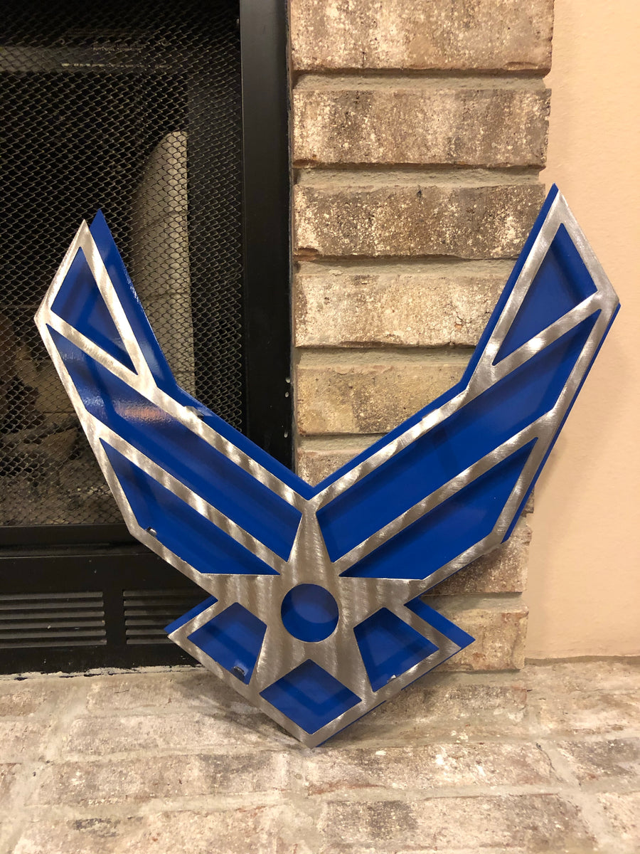 Air Force | Air Force Logo | Metal Art | Military – Mind Bending Metal Art